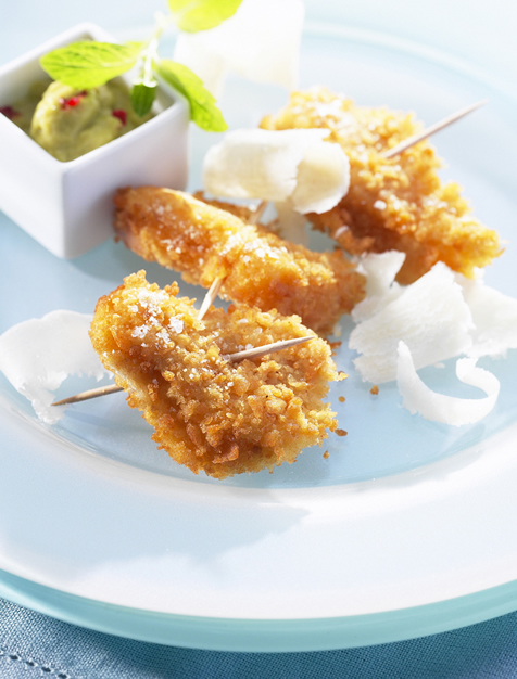 Poulet pané au Comté et aux corn flakes | Entremont Belgique